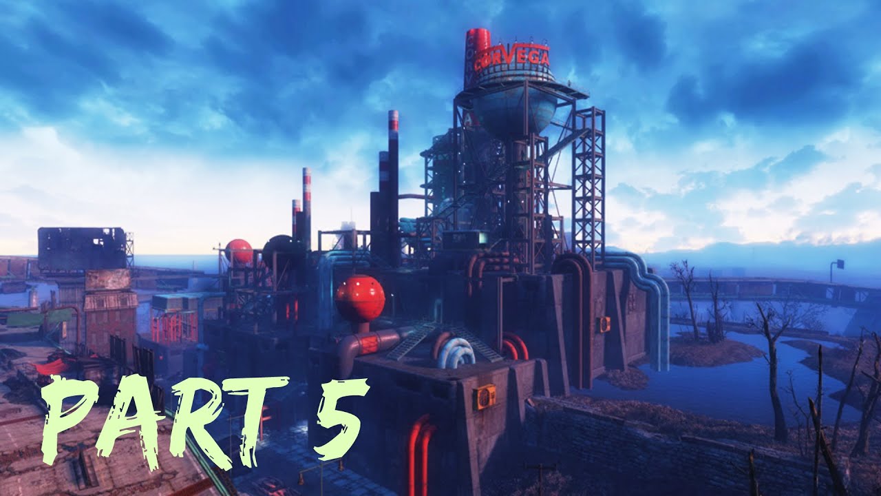 Fallout 4 - Corvega Assembly Plant - Part 5 - YouTube