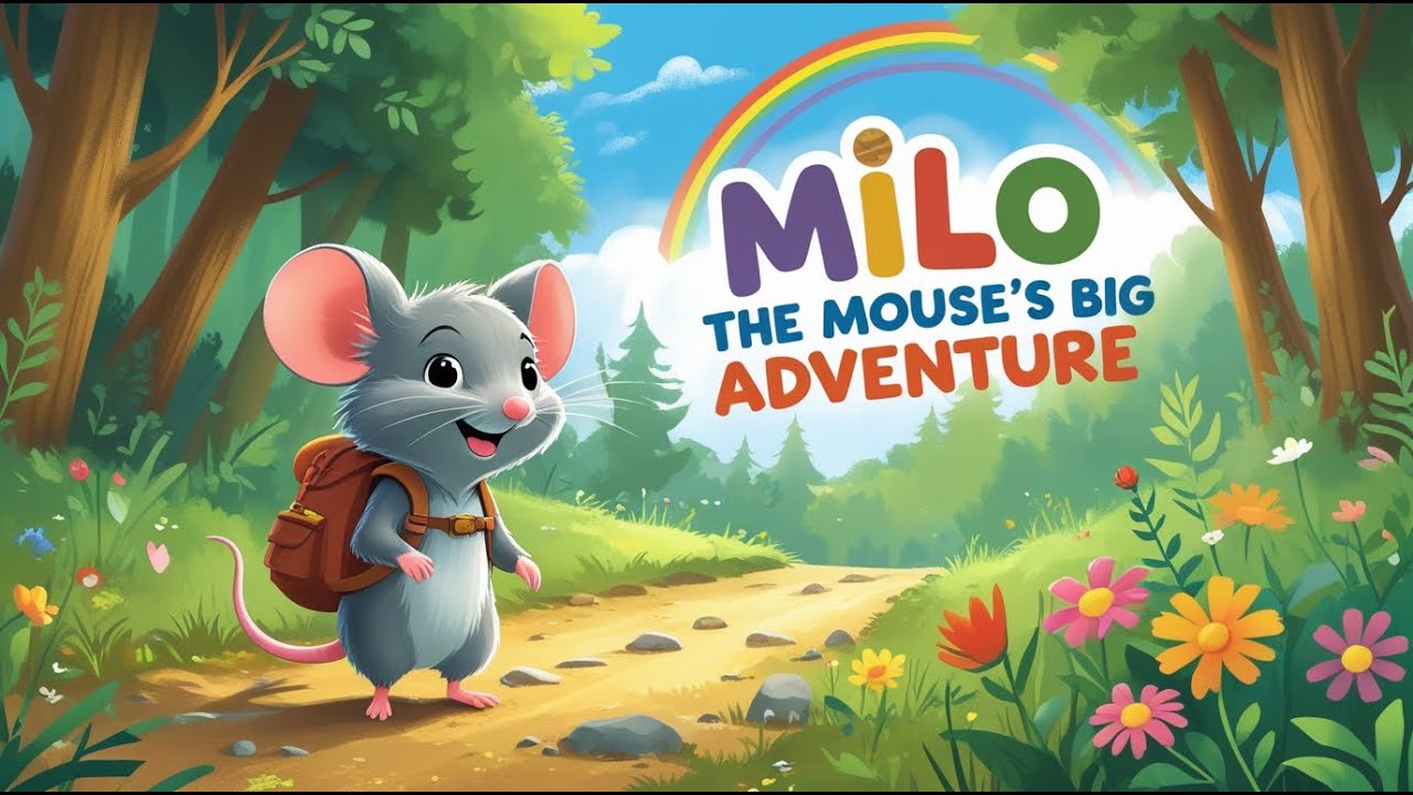 Milo the Mouse’s Adventure | Fun, Simple Story for Kids | Learn English ...