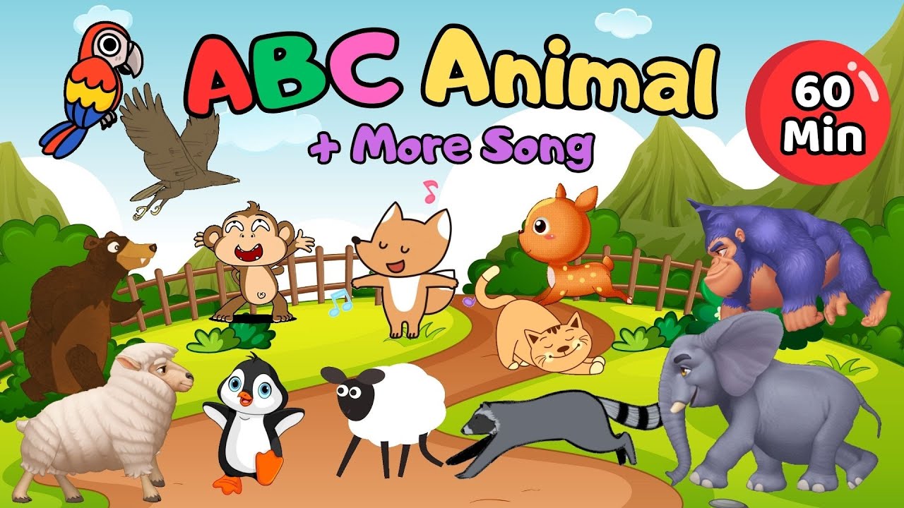 ABC Safari Animals Sounds Song + Farm Animal Sounds + Alphabet Animals ...