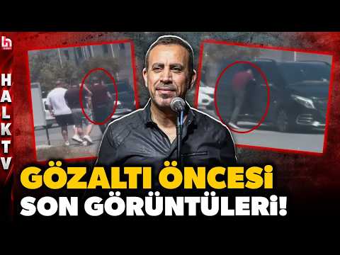 Haluk Levent'in gözaltına alınmadan önceki son görüntüleri ortaya çıktı! İşte o anlar...