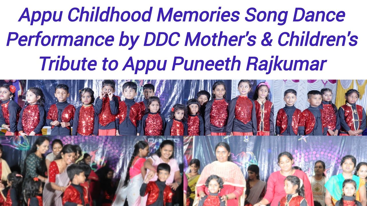 Mothers & Children's Dance | Tribute to Appu Puneeth Rajkumar | Amma ...