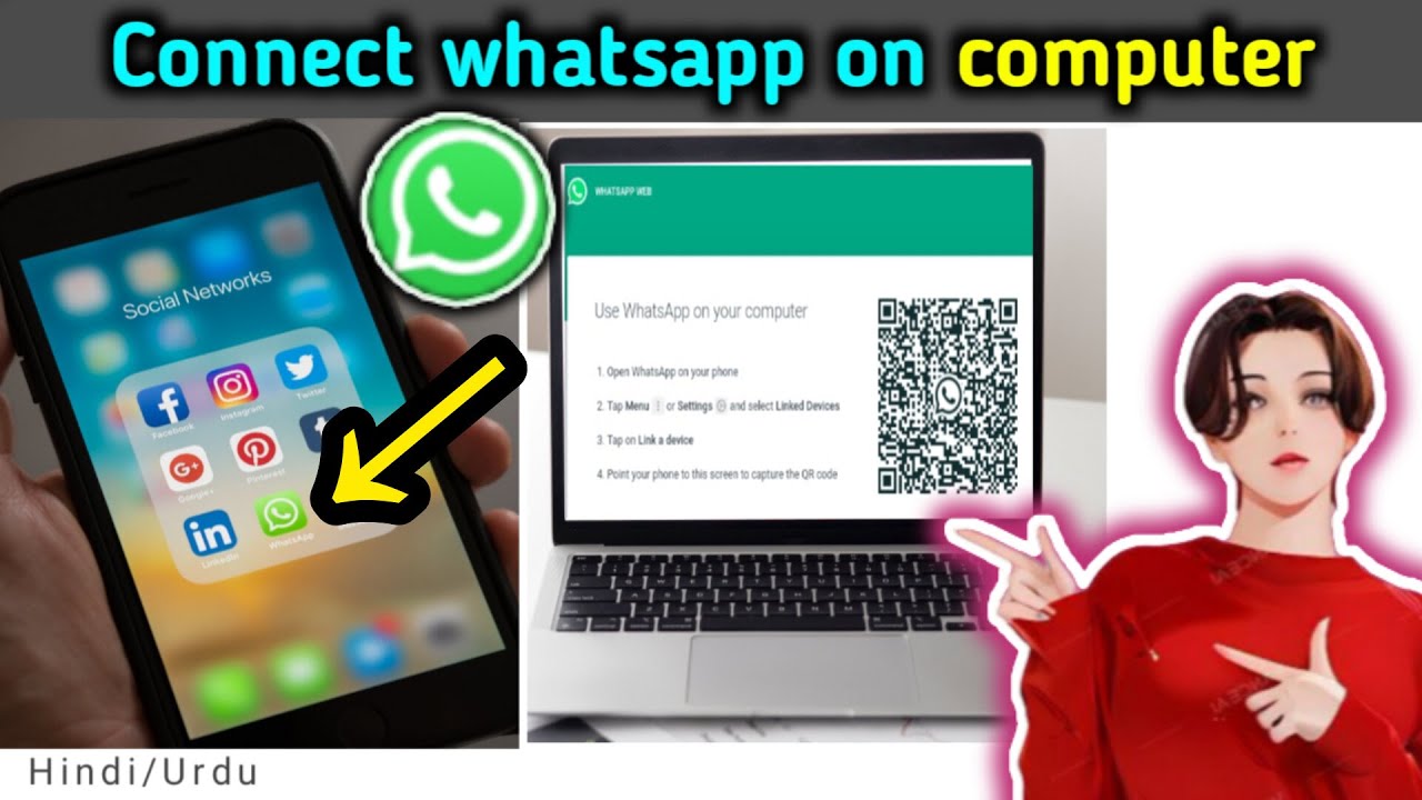 How to connect whatsapp on PC from mobile | Whatsapp | Webtechcode ...