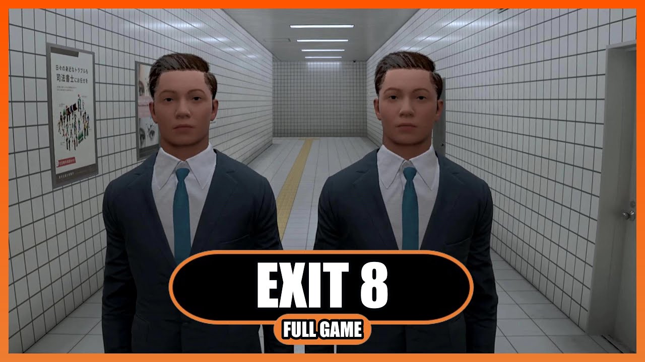 The Exit 8 | No Commentary | Full Horror Game | Longplay Walkthrough ...
