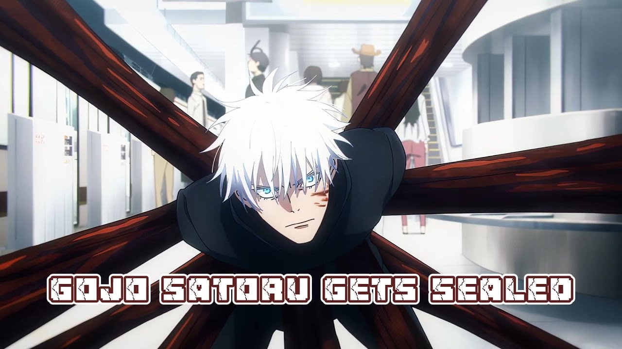 Gojo Satoru Gets Sealed - Geto Revealed as Kenjaku in 4k #gojo # ...