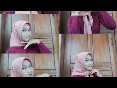 Tutorial Hijab Bella Square Sempel#tutorial#tutorialyoutube# ...