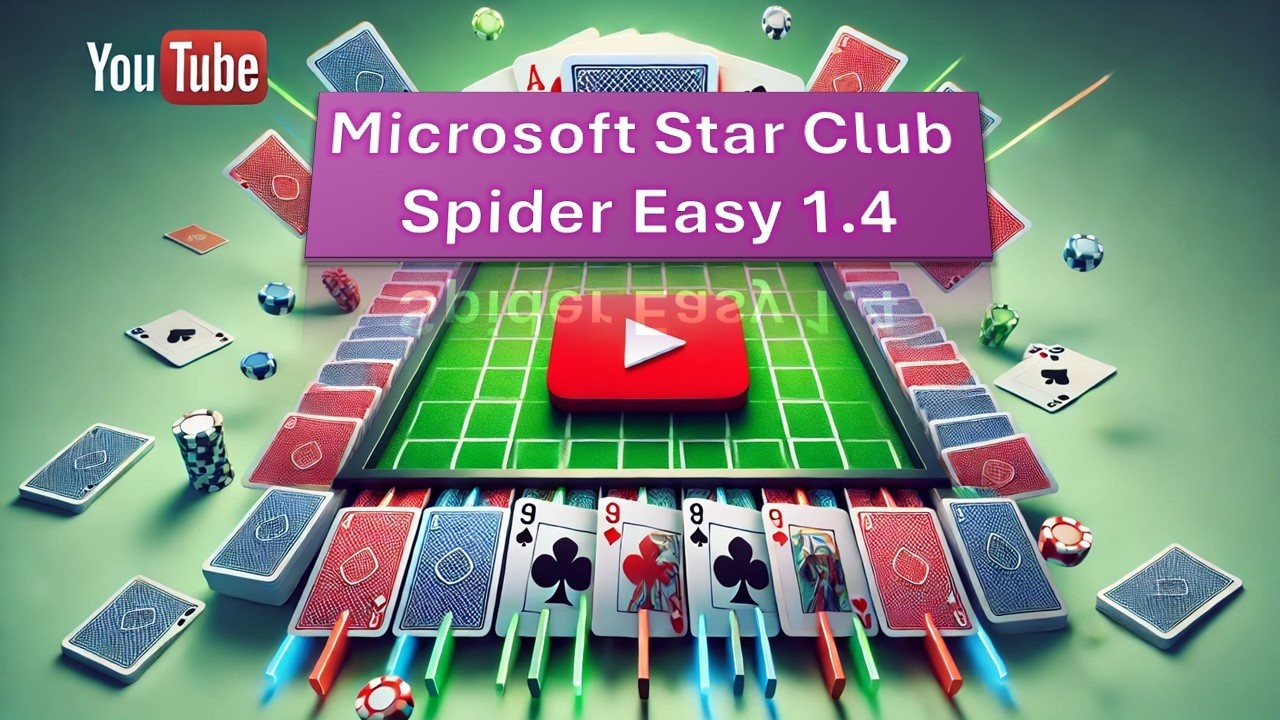 Microsoft Star Club Spider Easy 1.4 - YouTube