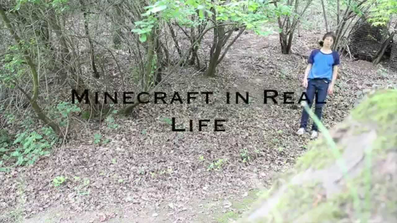 MINECRAFT IN REAL LIFE (part 1) - YouTube