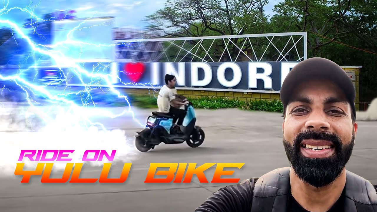 NEW VLOG | YULU ELECTRIC BIKE | INDORE | MP | INDIA - YouTube