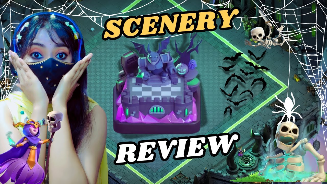 NEW Doomed Scenery Review! Spookiest Secrets & Easter Eggs You Didn’t Know About #clashofclans # ...