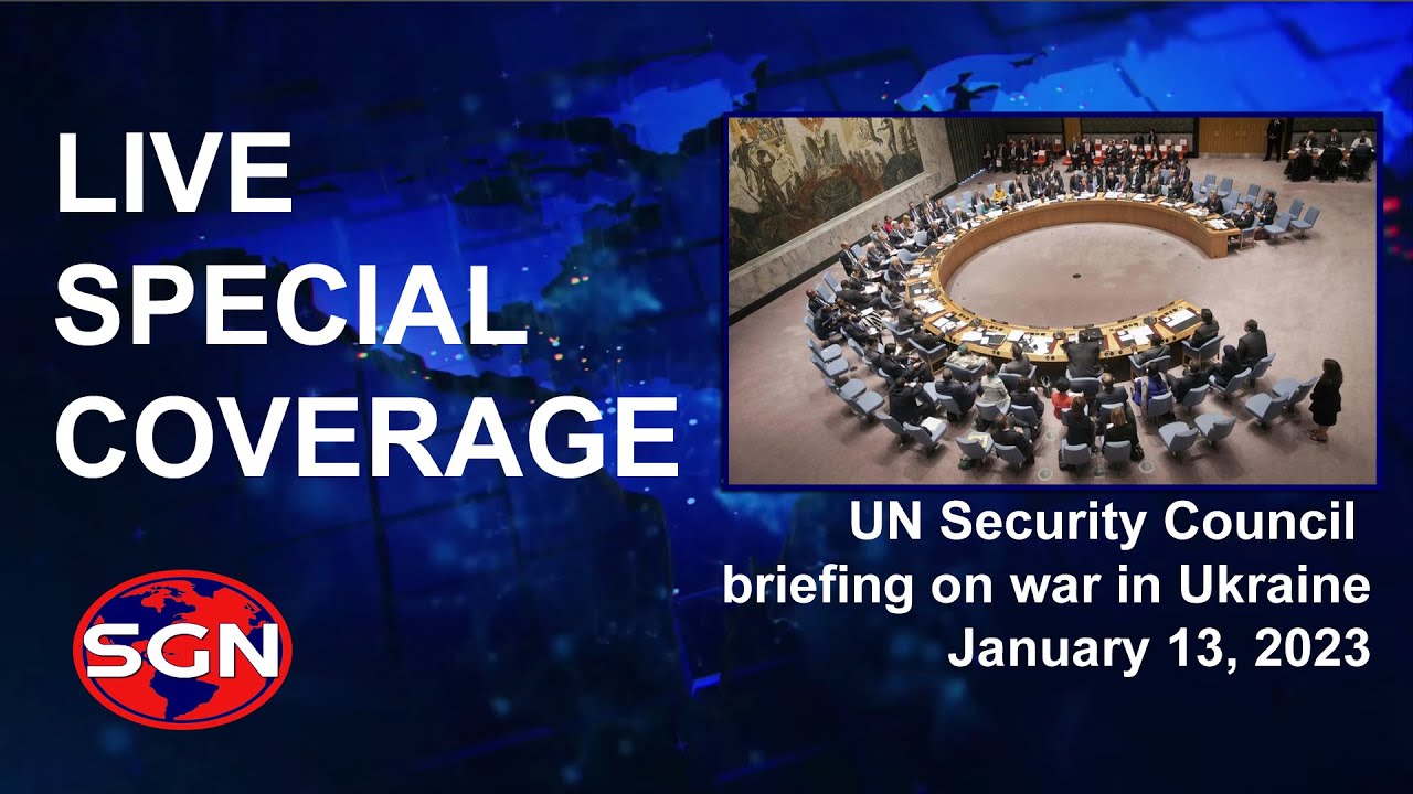 Live Coverage: UN Security Council briefing on war in Ukraine - YouTube
