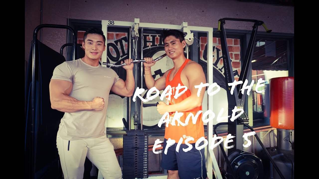 Long Wu IFBB Pro: Road to Arnold - Episode 5 (Arm Day Part 2) - Triceps ...