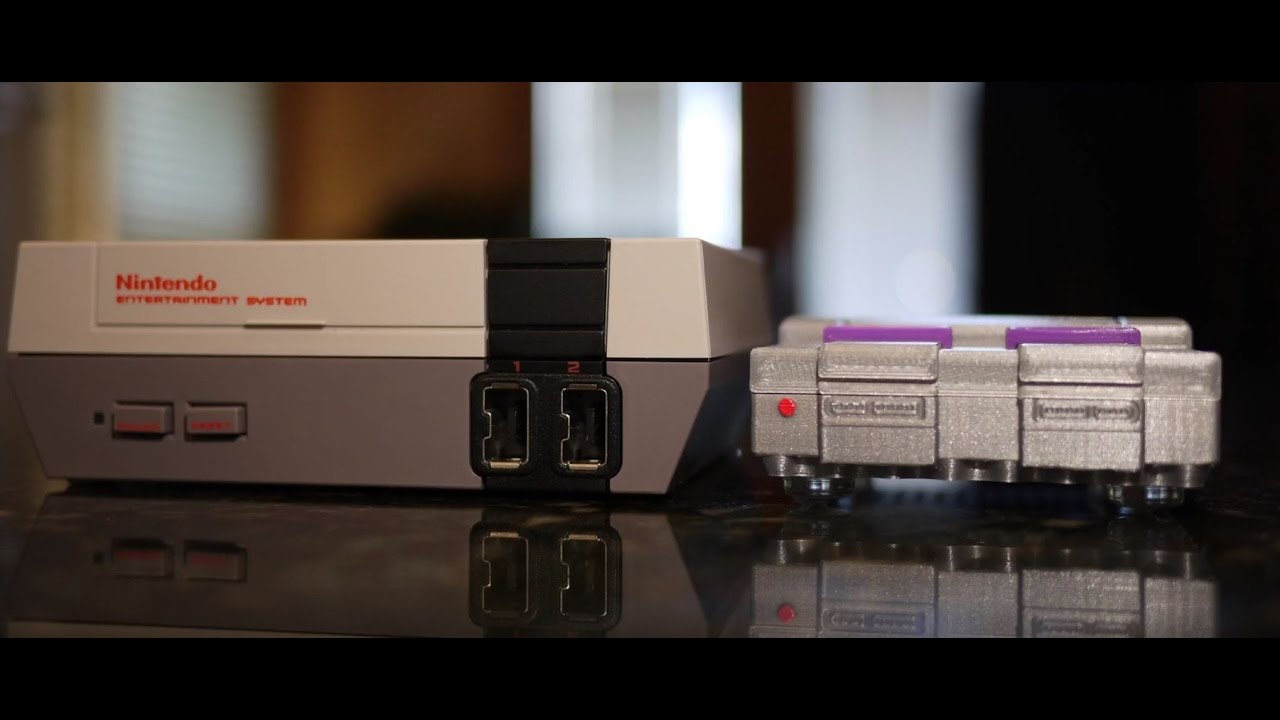 Custom SNES Classic running RetroPie - YouTube
