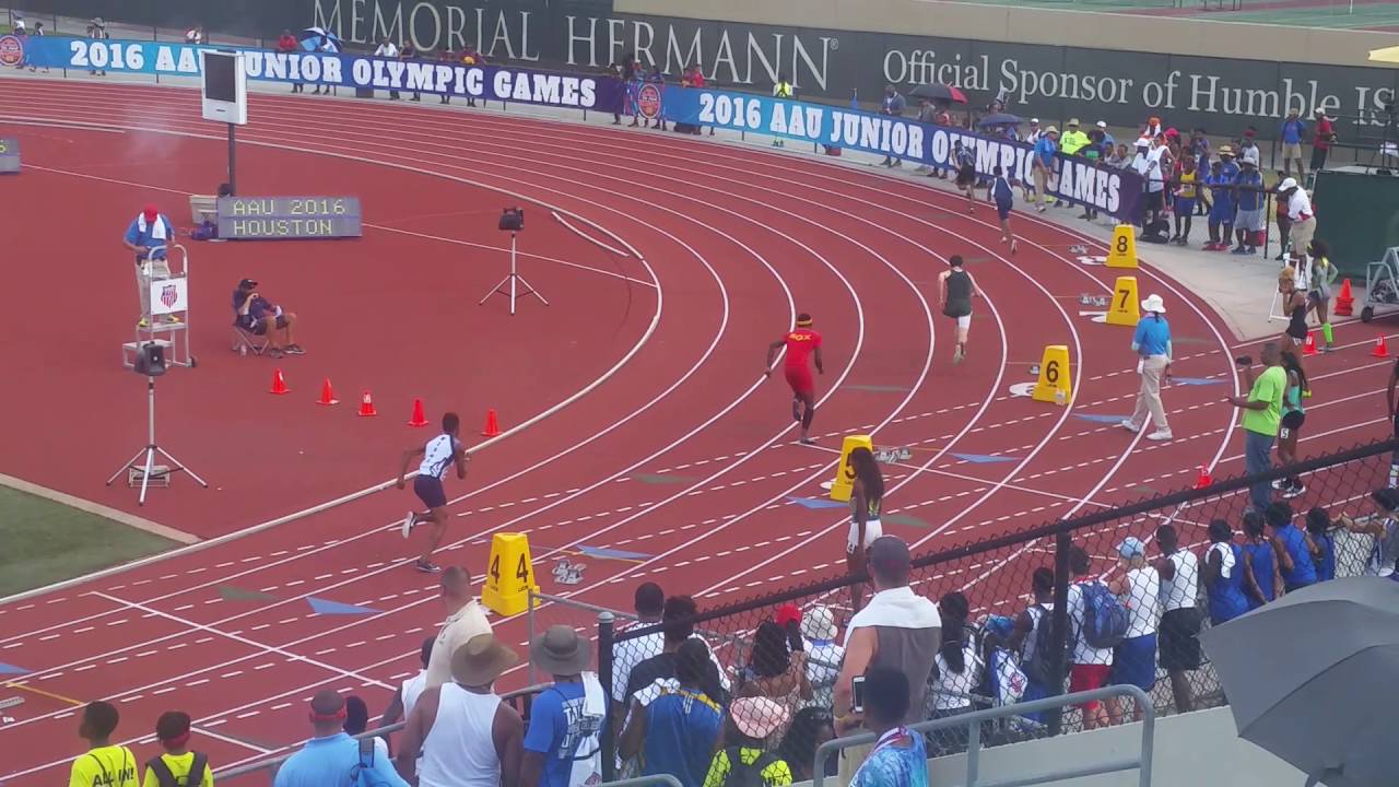 Tyrese Cooper 45.54 breaks Obea Moore 15-16 age group 400m AAU Record ...