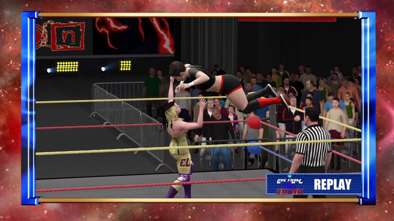 WWE 2K17 UNION Wrestling A Very High Knee! - YouTube