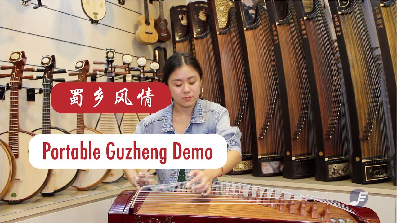 [DEMO] Popular Red Huali Portable 21# Guzheng by Xiang Sheng | 蜀乡风情 ft ...