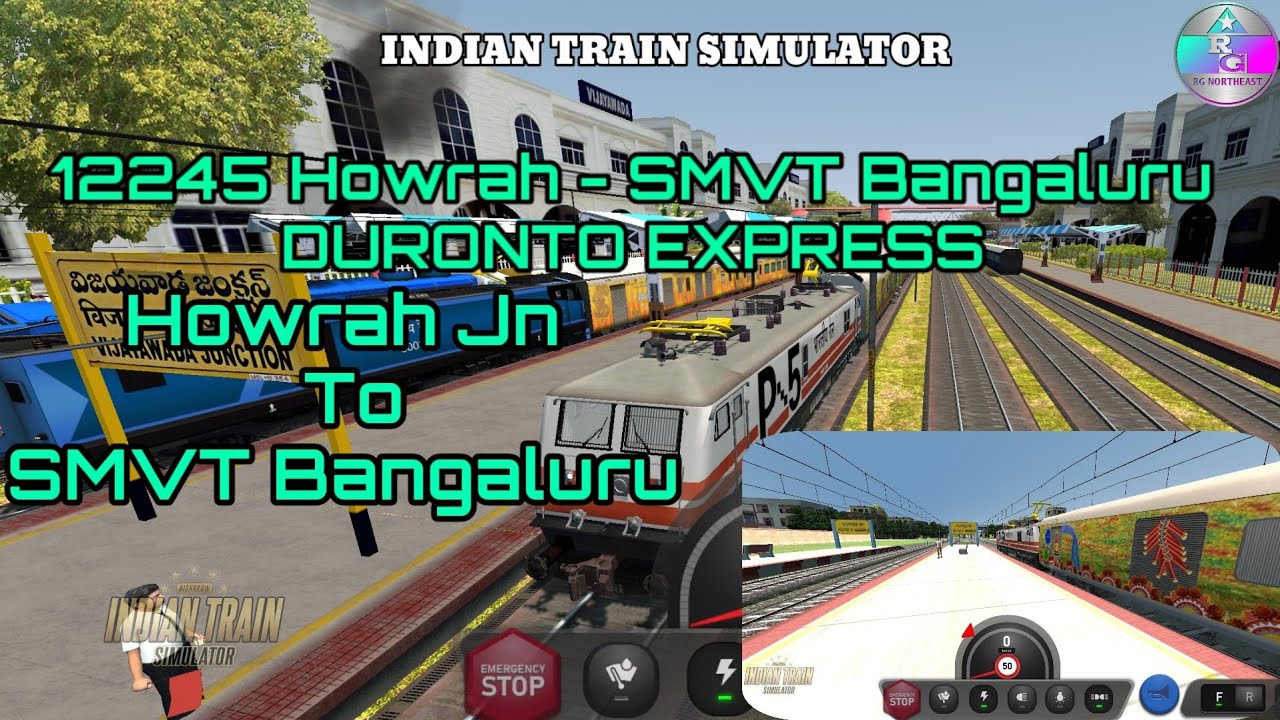 12245 Howrah - Bengaluru DURONTO EXPRESS | Gameplay | Indian Train ...