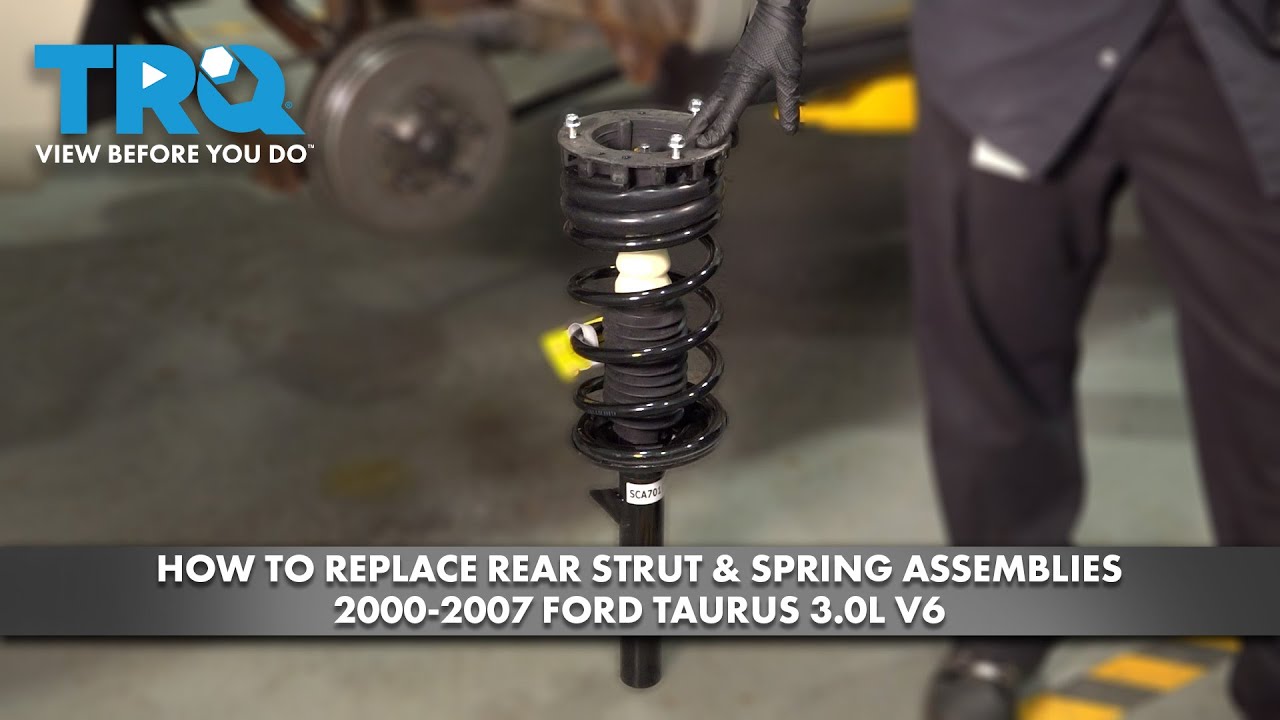 How to Replace Rear Strut and Spring Assemblies 2000-2007 Ford Taurus 3 ...