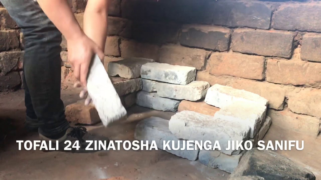 NAMNA YA KUTENGENEZA JIKO SANIFU LINALOTUMIA KUNI MBILI - YouTube