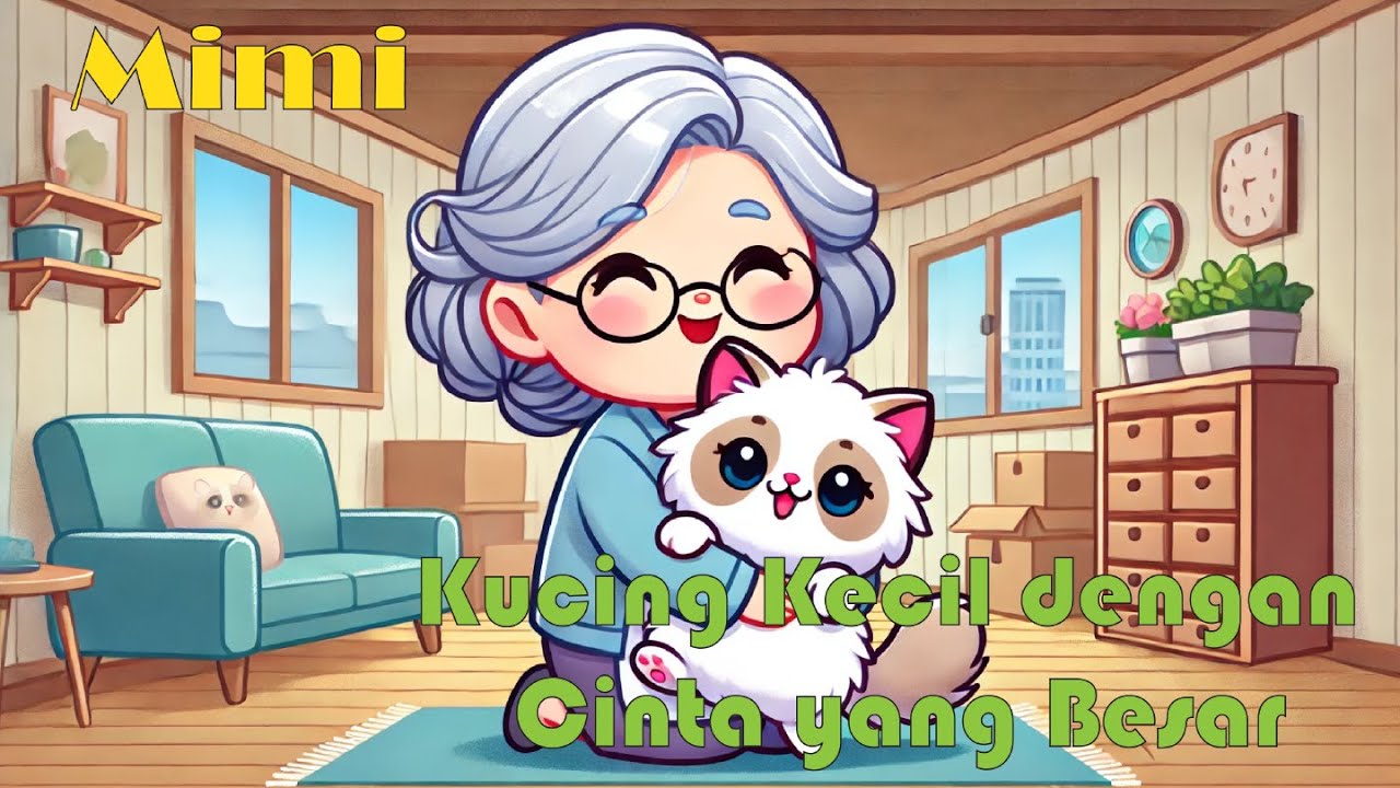 Cerita Kartun Anak || 🐾 Kisah Mimi: Kucing Kecil dengan Cinta yang ...