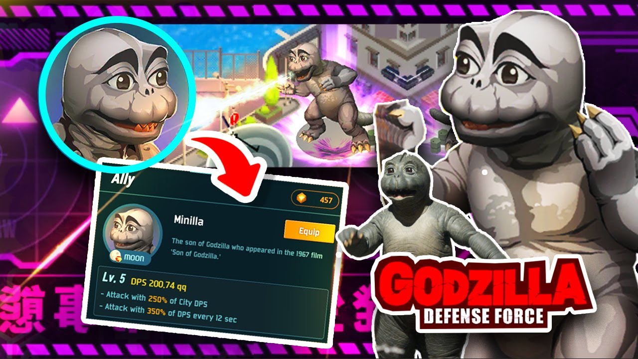 MINILLA ミニラ Baby Godzilla Minira Son of Godzilla UNLOCKED and Max ...