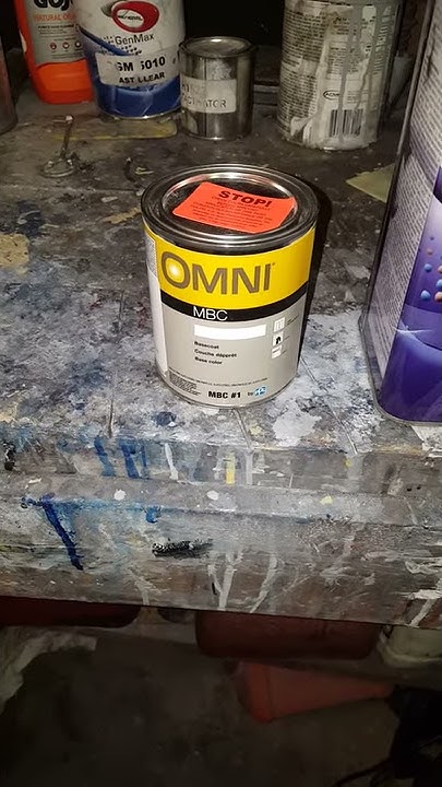 Omni paint mixed with Jenmax Reducer P1 - YouTube