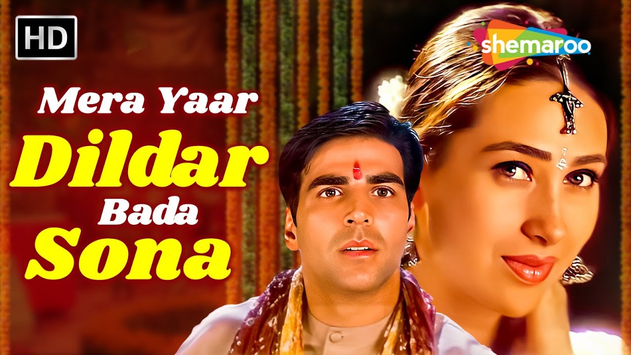 Mera Yaar Dildar Bada Sona | Jaanwar | Akshay Kumar, Karishma Kapoor ...