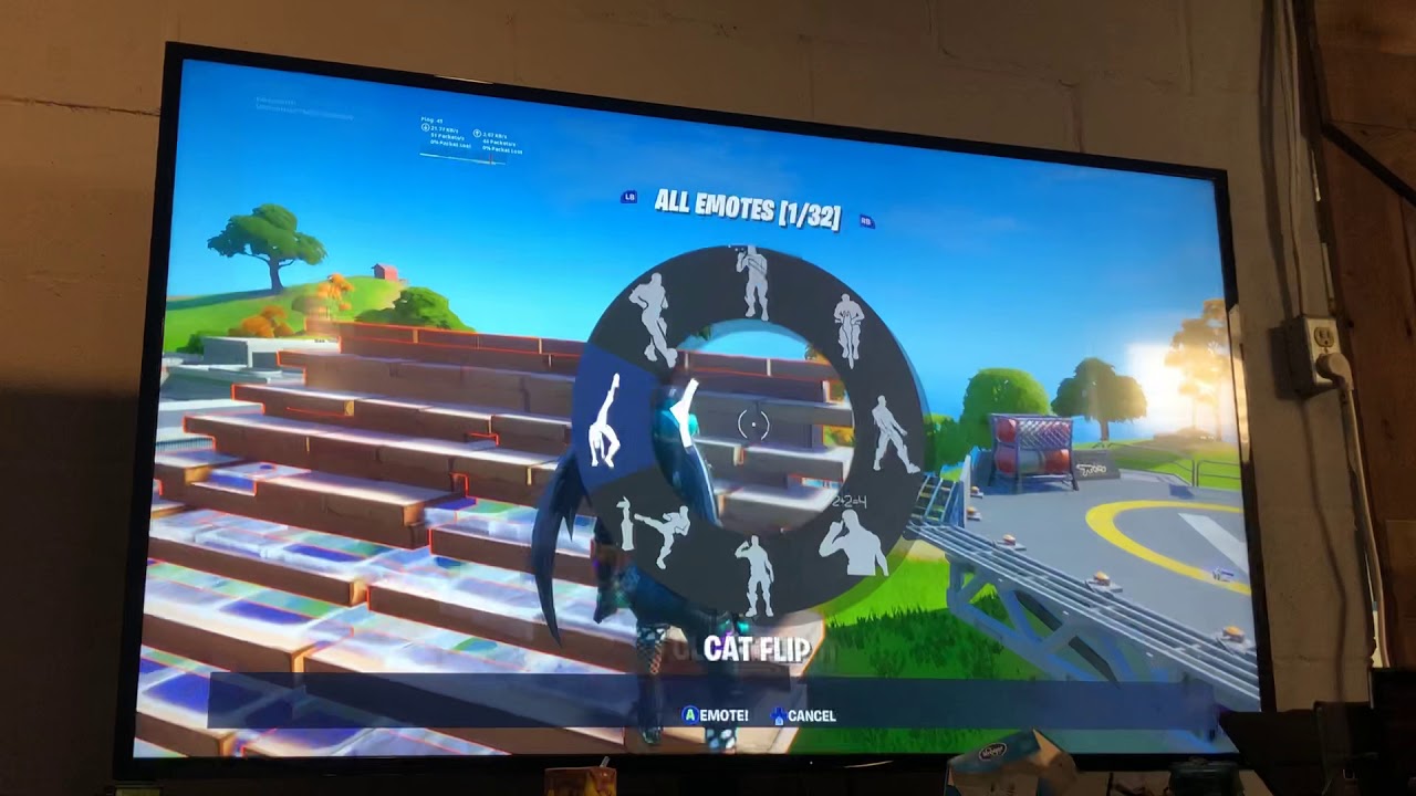 Playing fortnite with a challenge with friends - YouTube