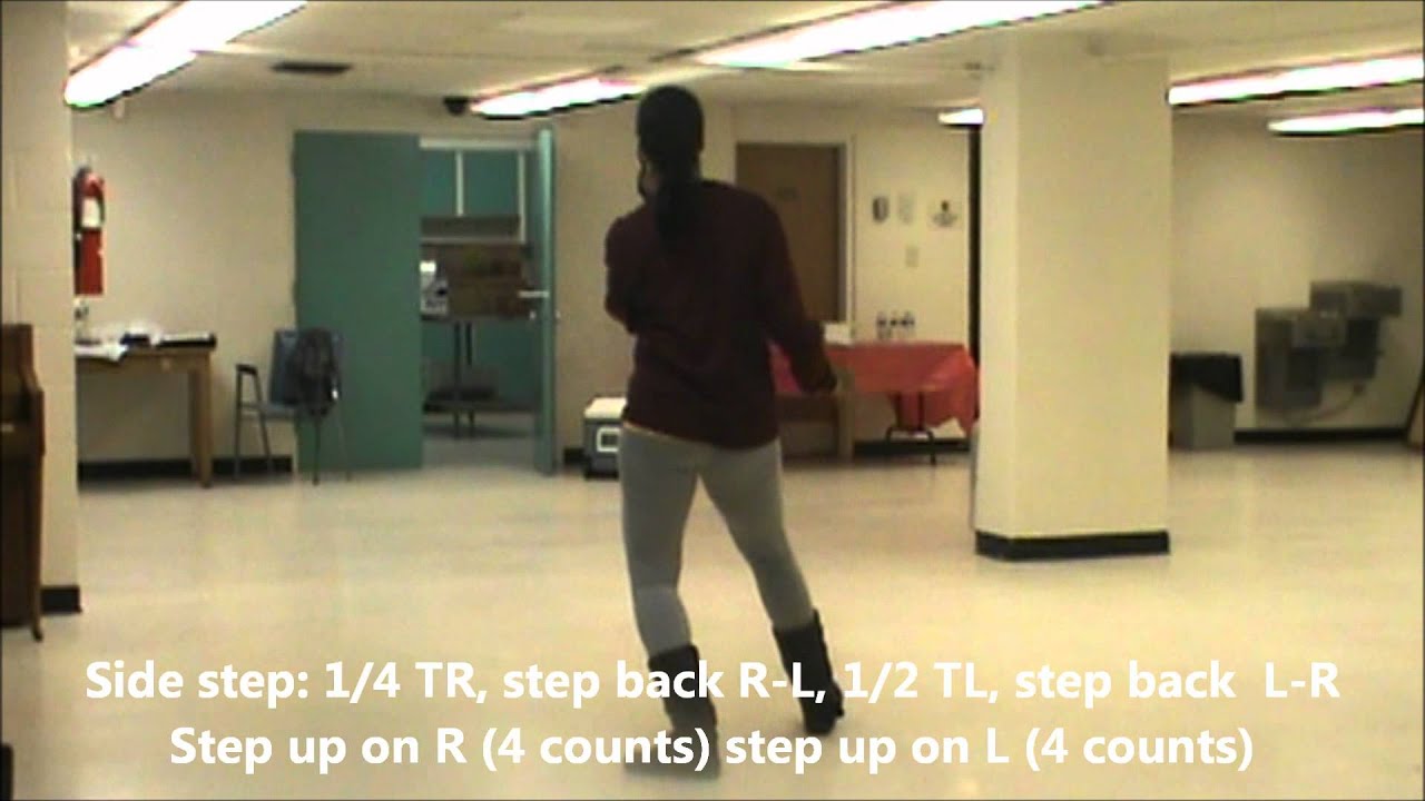 Right Side Line Dance (Jaheim - Just In Case) - YouTube