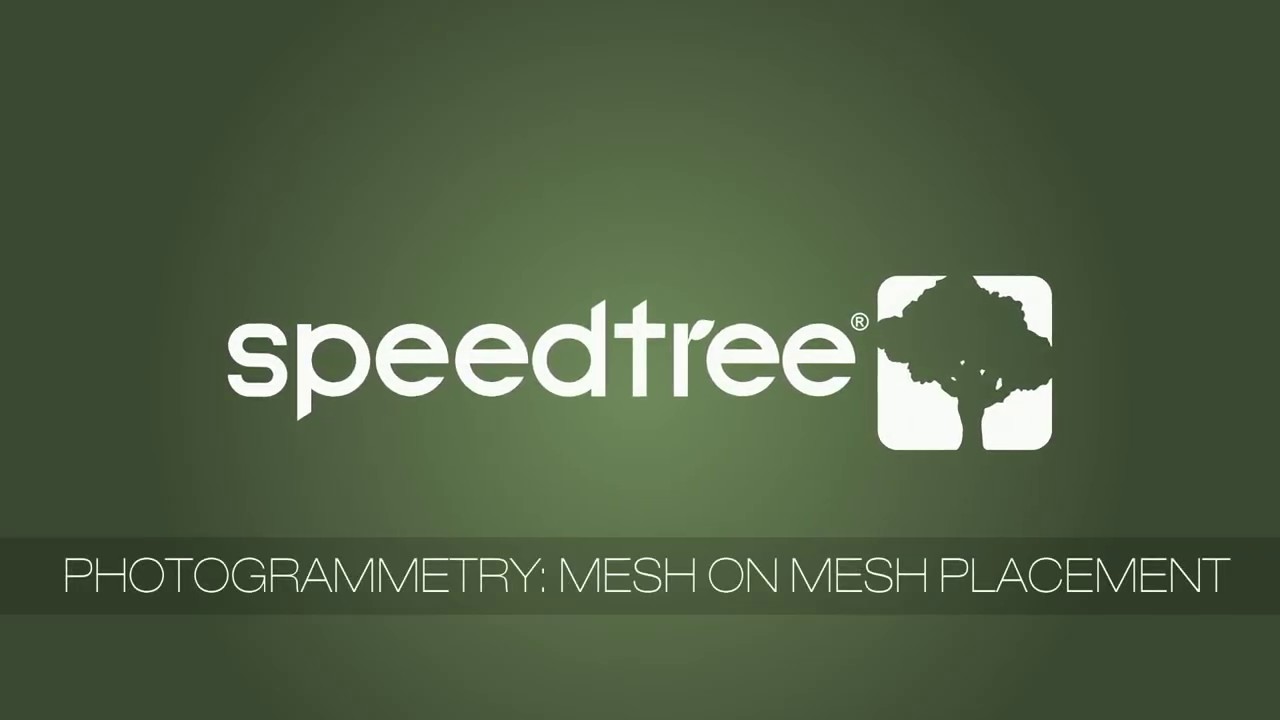SpeedTree 8.4: Mesh on Mesh Placement - YouTube