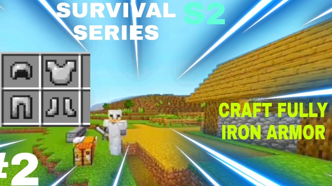 CRAFTING FULLY IRON ARMOR IN || MINECRAFT || SURVIVAL S2 #2 - YouTube