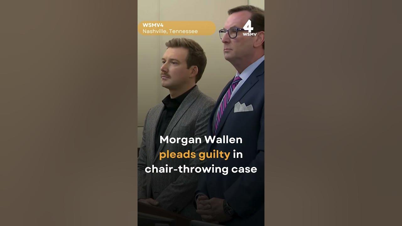 Morgan Wallen sentenced after guilty plea in chair-throwing case - YouTube