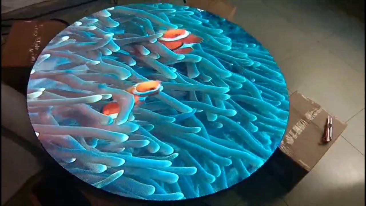 P2.5 Round Shape LED Displays - YouTube