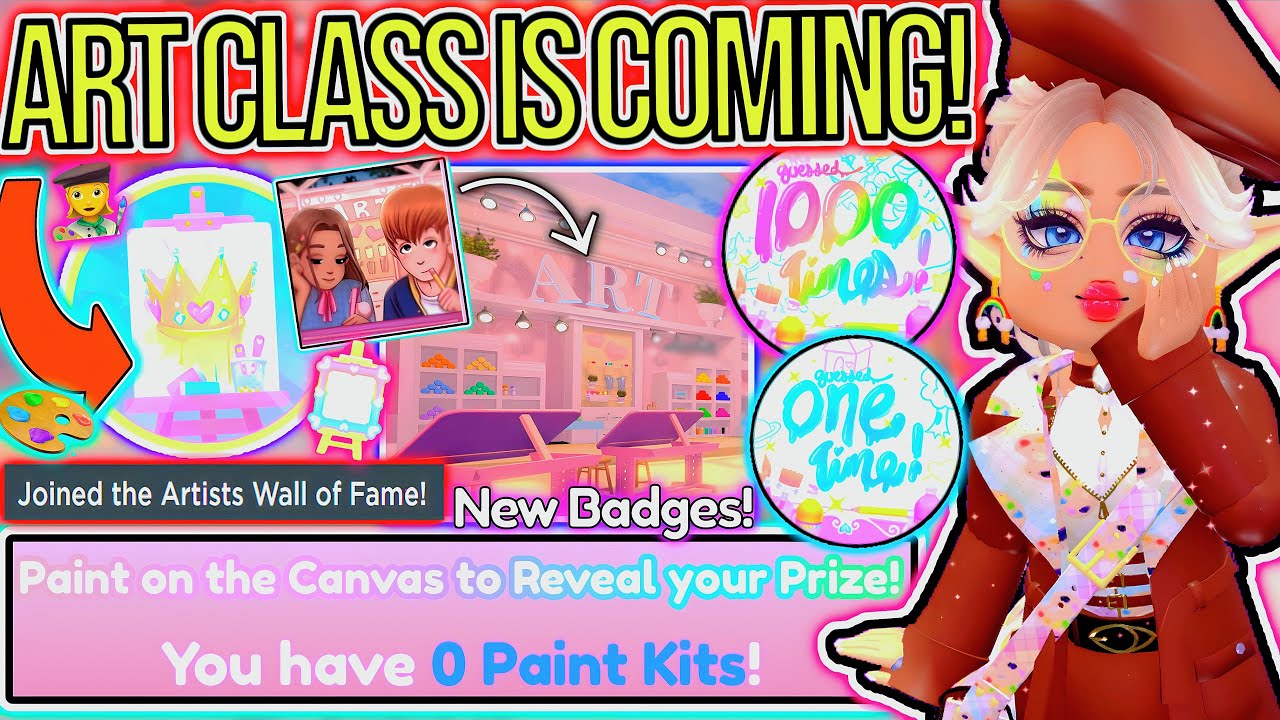 NEW UPDATE FOR ART CLASS OUT NOW! THE NEXT PHASE!? NEW BADGES OUT ...