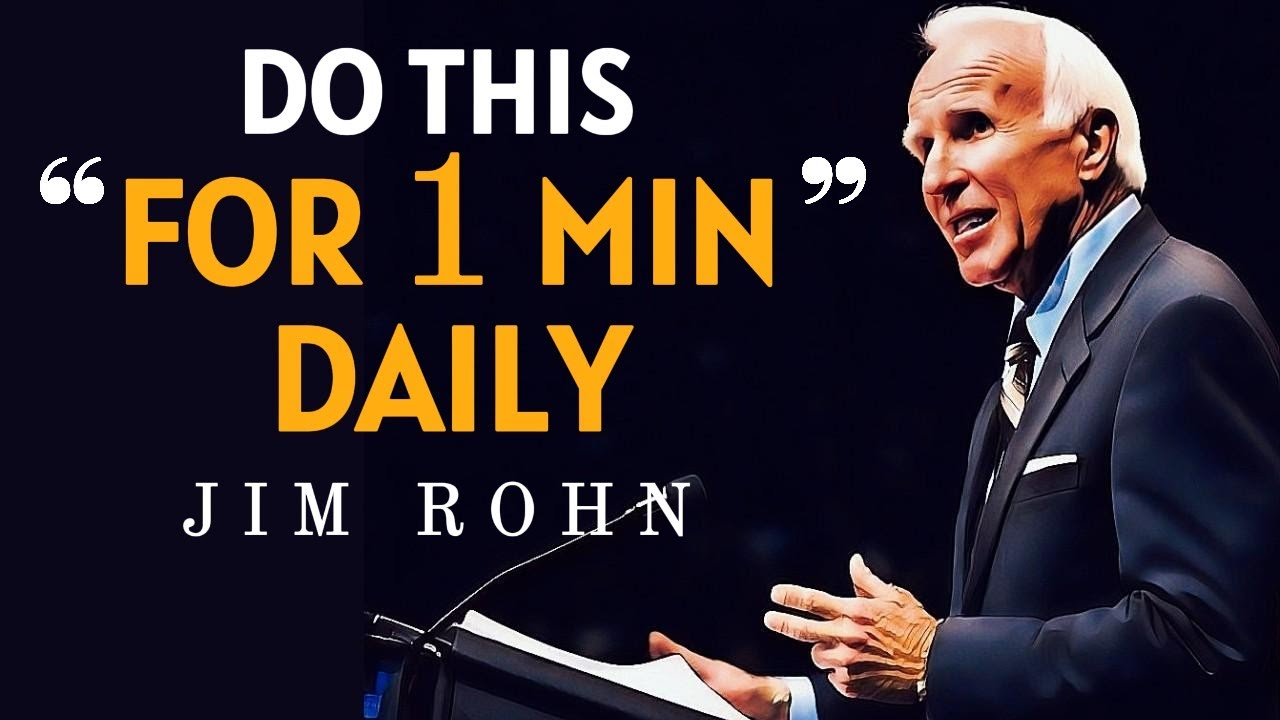 7 Days to a LIFE CHANGING Habit with JIM ROHN - YouTube