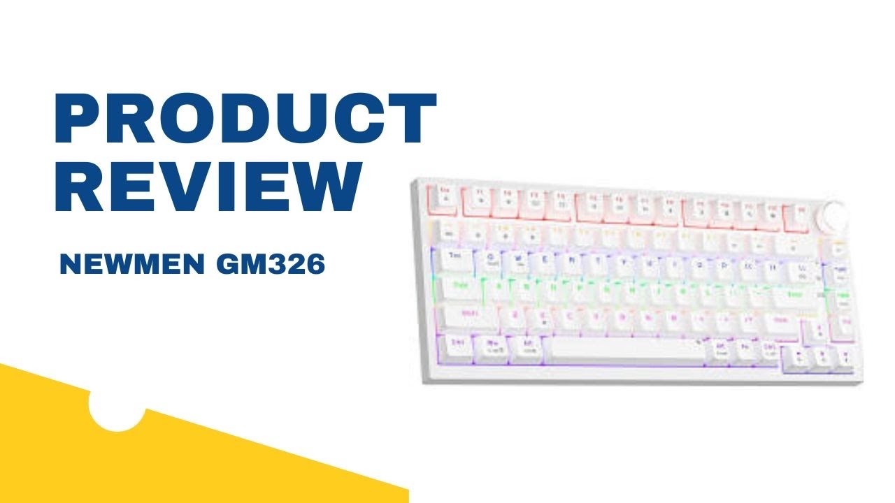 The best budget gaming keyboard! Newmen gm326 review. - YouTube