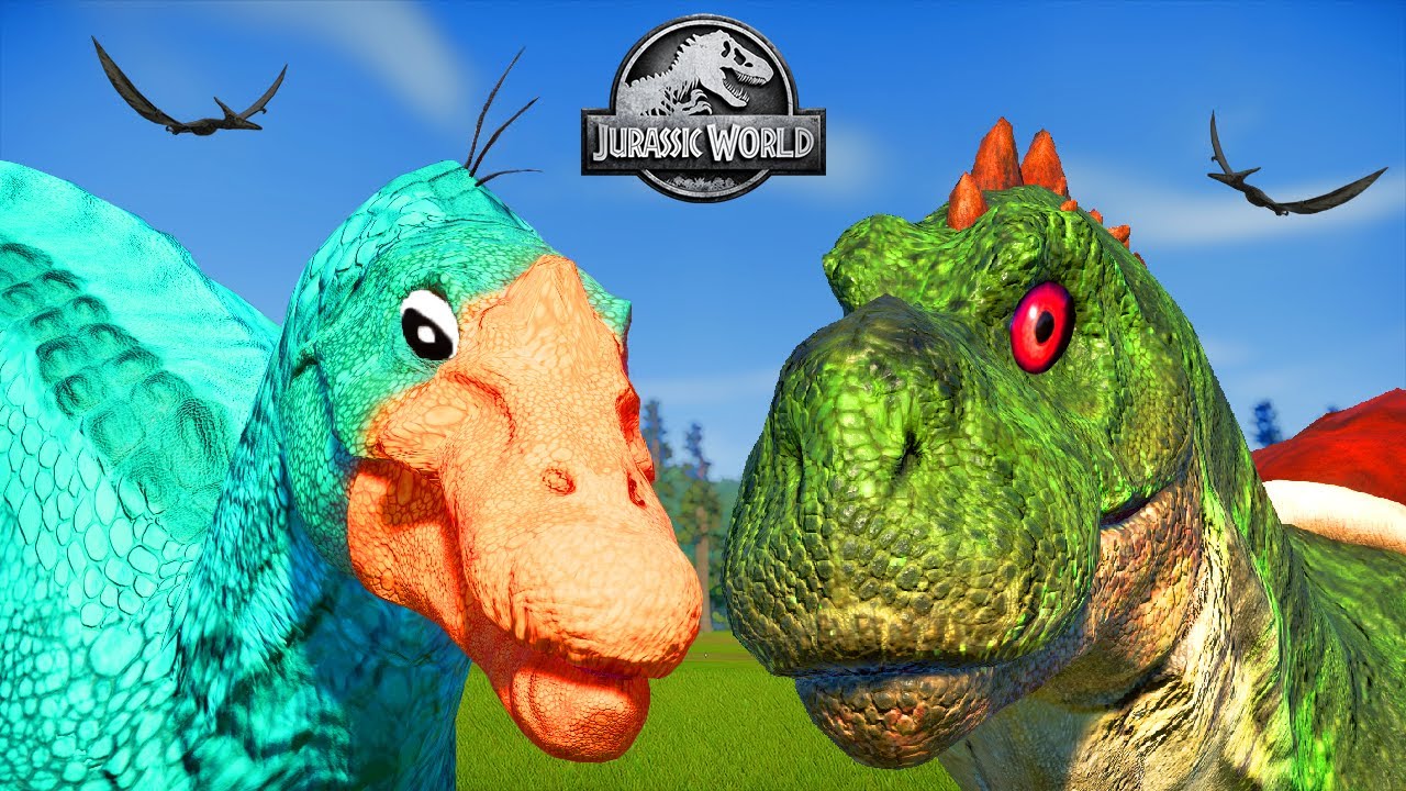 Kenner Bull T-Rex vs I-Rex vs Perry the Platypus vs Prasinosaurus vs ...