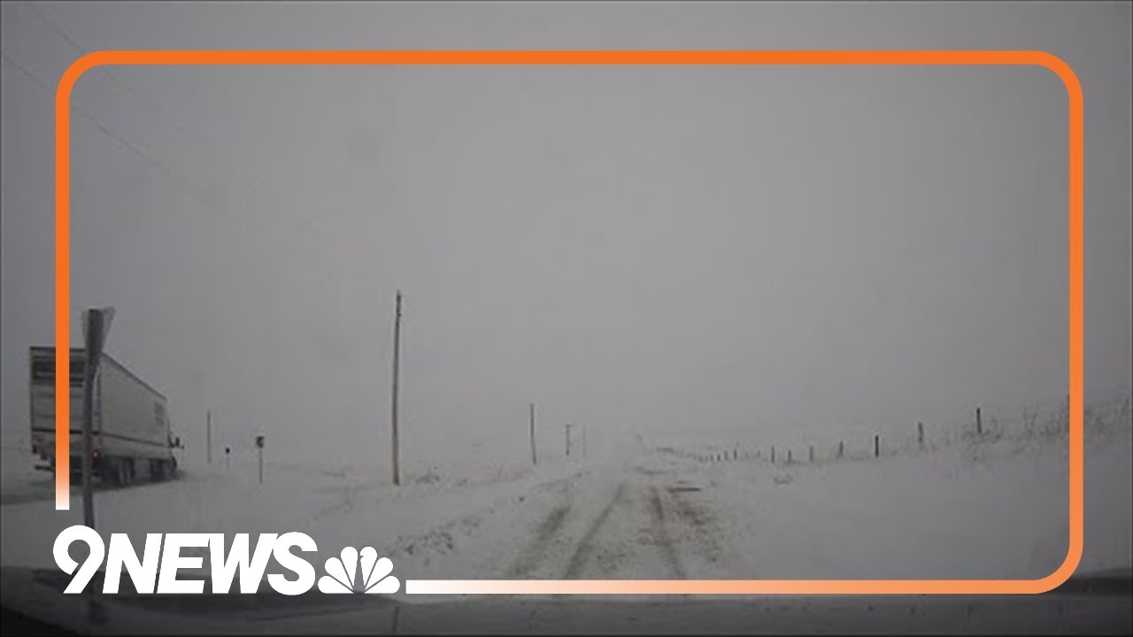 LIVE: Snow picks up in northeastern Colorado - YouTube