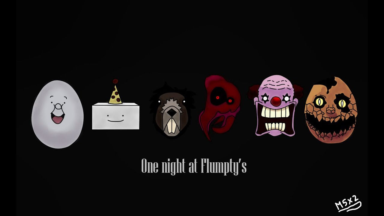 todos los personajes de One Night at Flumpty's - YouTube