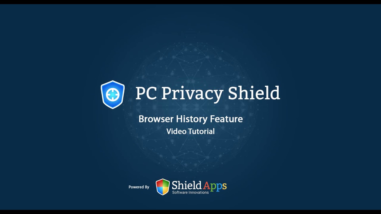PC Privacy Shield - Browser History - YouTube