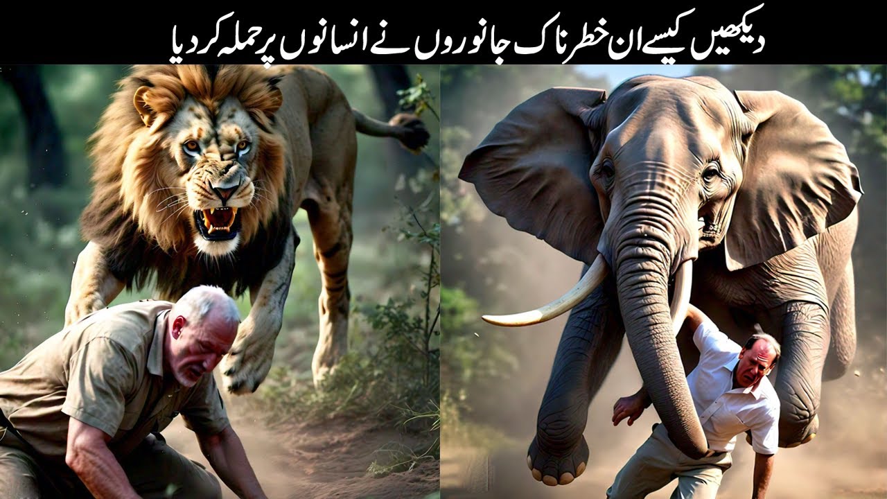 Scary Wild Animals Encounters on Humans - Animals Valley - YouTube