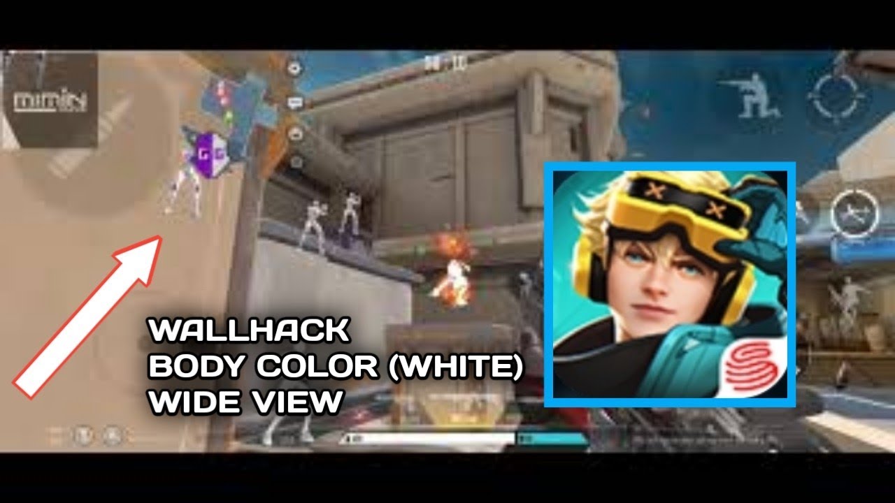 WALLHACK,BODY COLOUR,WIDE VIEW - Hyper Front GamePlay Android # ...