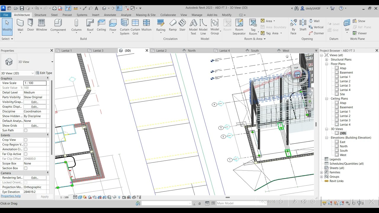 Revit 2023 [Pemula] - Part 5 Lantai dan Tangga - YouTube