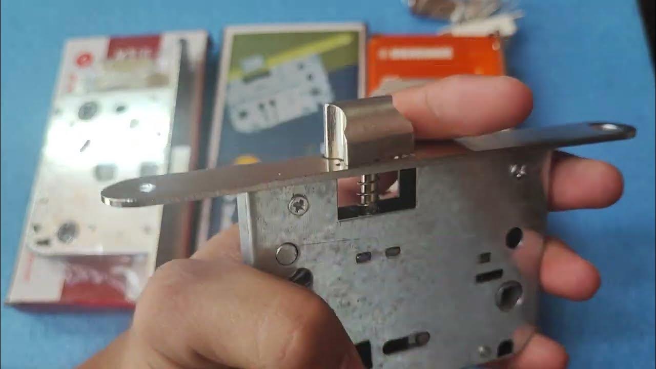 Обзор на замки межкомнатные, как повернуть защёлку - YouTube