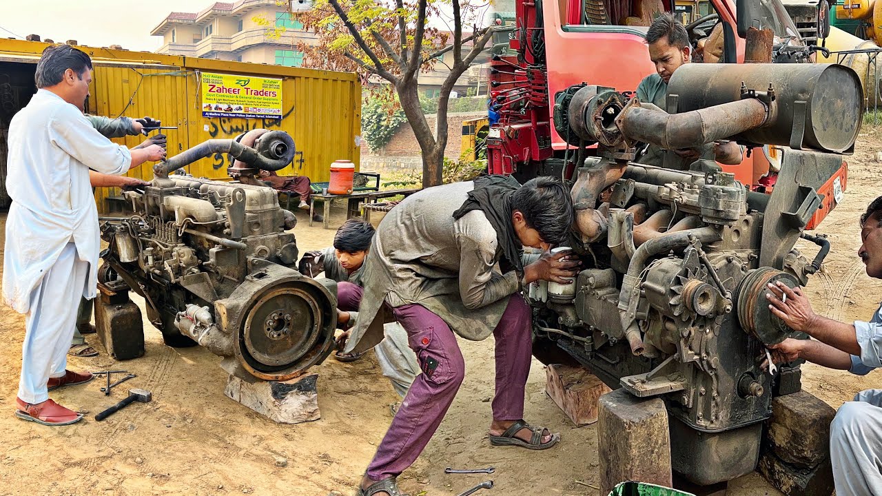 Loader Machine Engine Restoration | Loader Engine Failure | Amazing ...