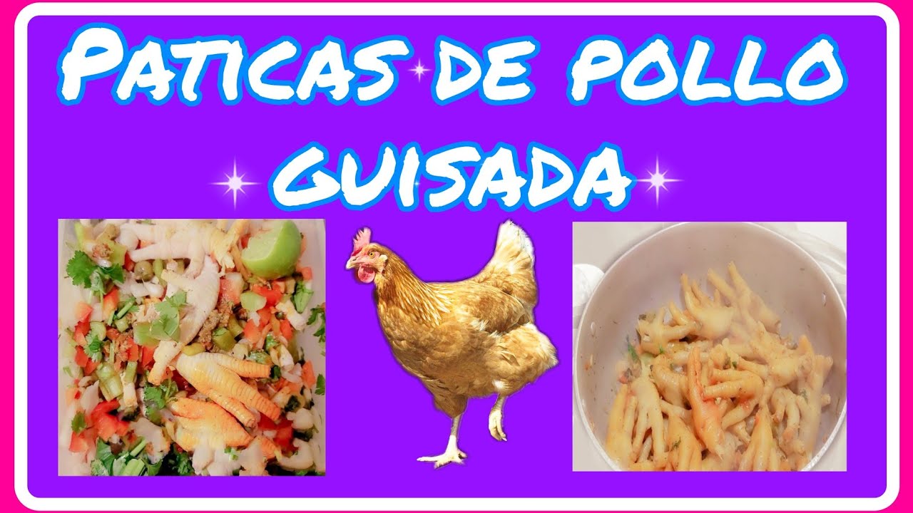 COMO HACER PATICAS DE POLLO GUISADA (CHICKEN LEGS) - YouTube