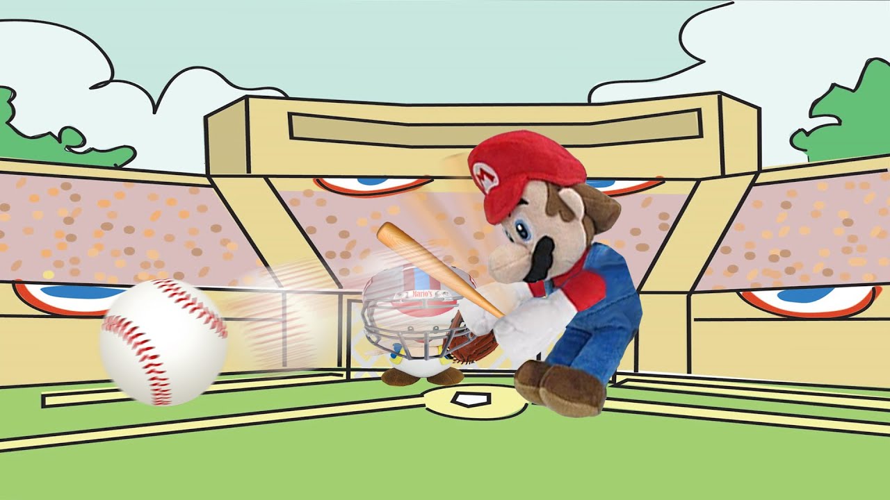 Mario Plays Baseball! - YouTube