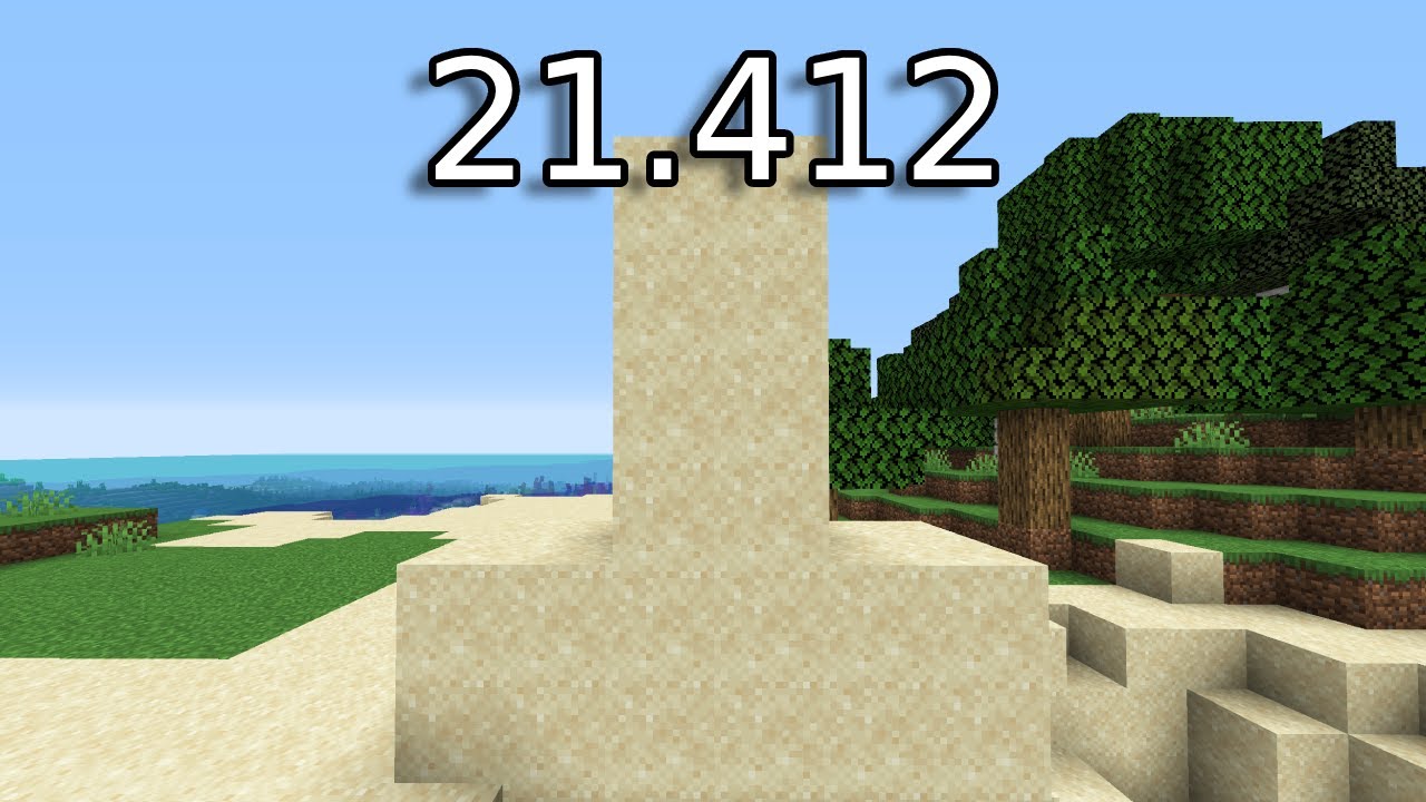 Massive Sand Upside Down T Speedrun - 21.412 - YouTube