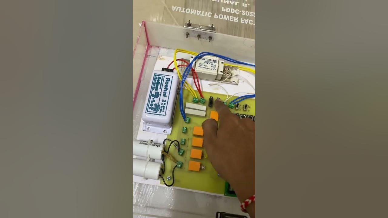 Automatic Power factor correction project explanation,100 % power ...