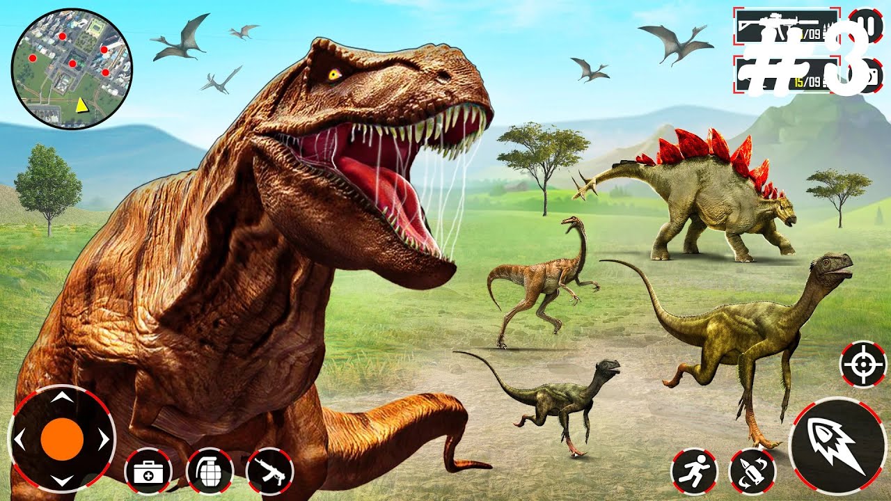 DINO HUNTER 3D GAME DINOSAUR #3 - YouTube