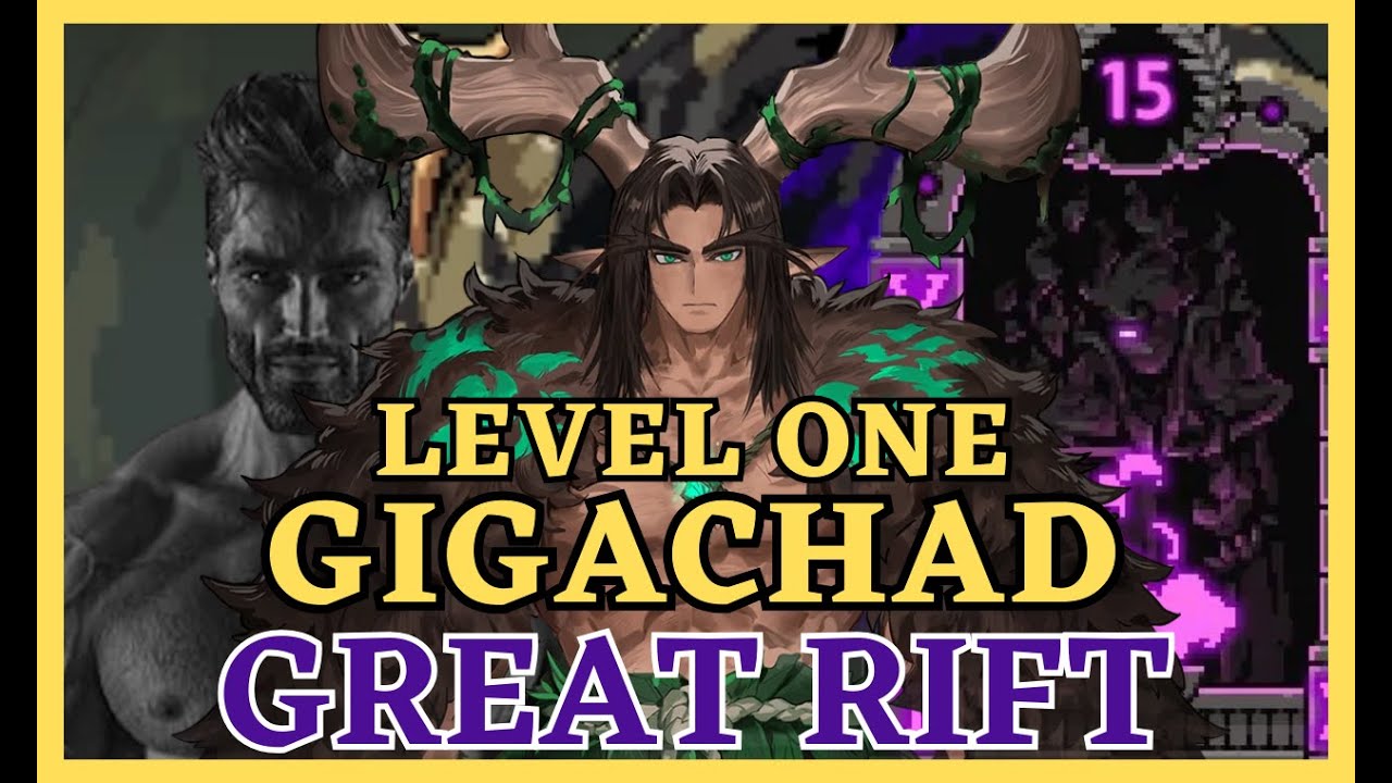 GIGACHAD! Clear The Great Rift with Baldir (LEVEL ONE) [ King God ...